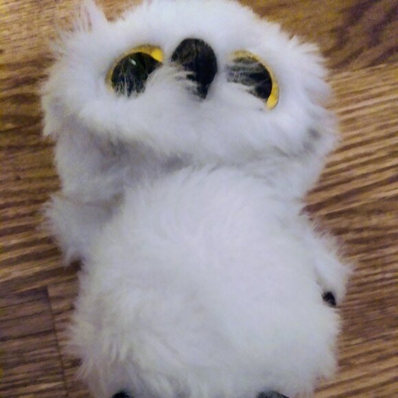 Ty | Toys | Plush Ty Beanie Boo Silk Stuffed Toy Austin The Owl | Poshmark
